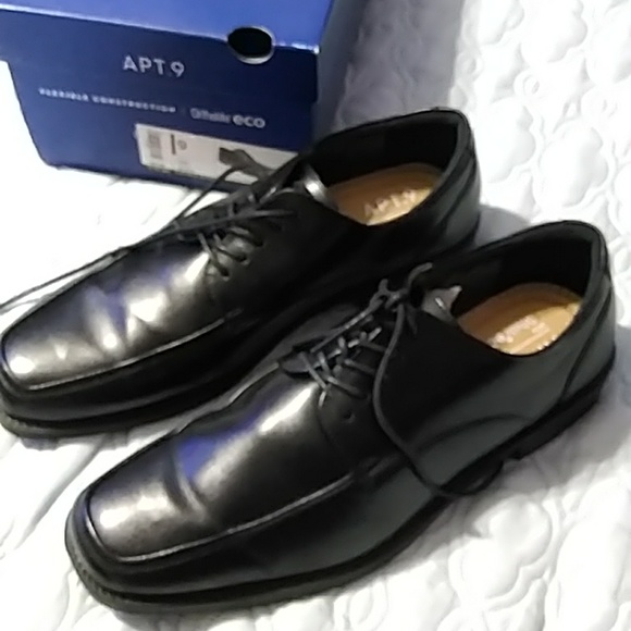 Apt. 9 | Shoes | Black Lace Up Dress Shoes Ortholite | Poshmark